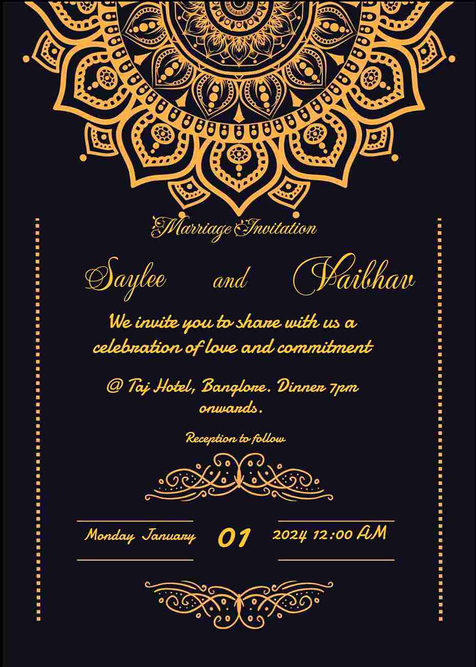 Effortless wedding invitation creation easyinvite