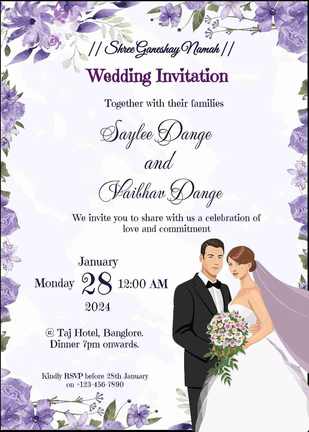 How to make wedding invitation card | Beachweddingtips.com